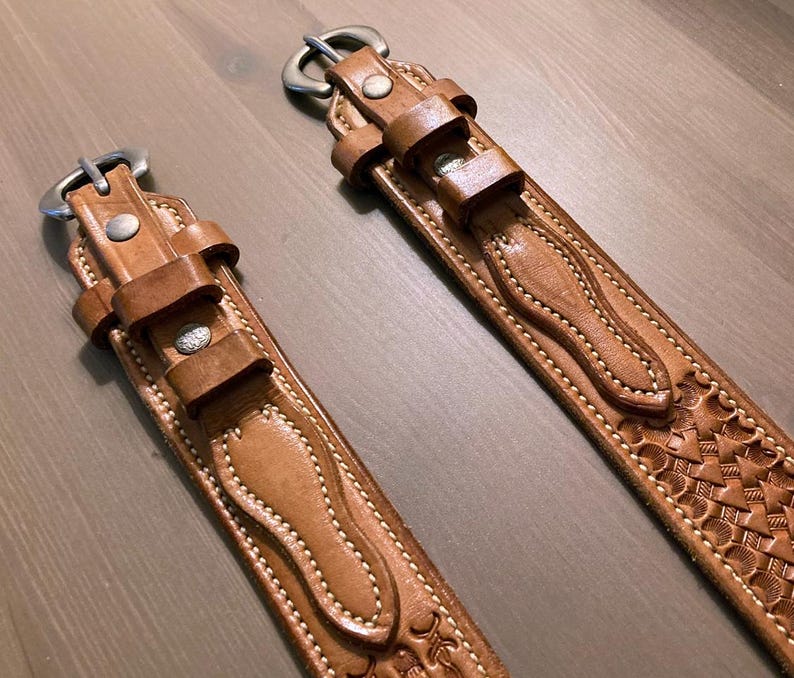 Two Saddle Grade Leather Ranger Gun Belts - Etsy