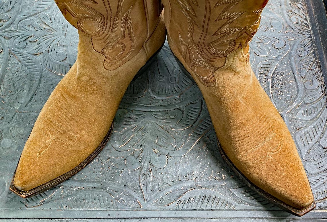 Old Gringo Tan Rough Out Cowboy Boots. Comfy Classics. Great Daily ...