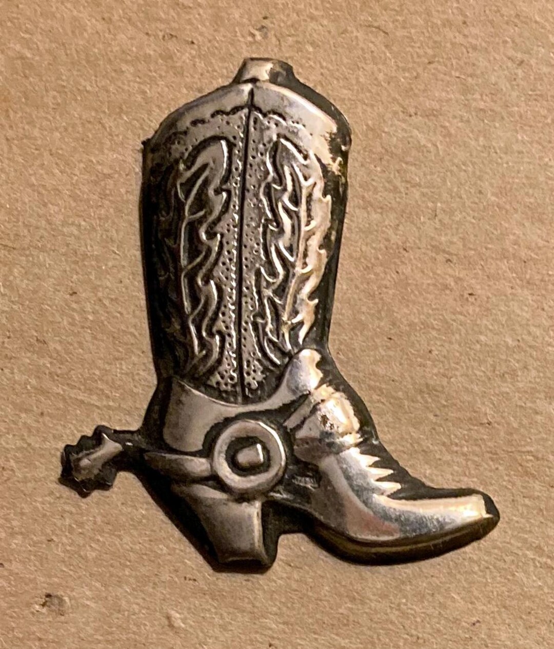 1930s Cowboy Boot Pins. (1) Punched Tin (1) Pot Metal - Etsy