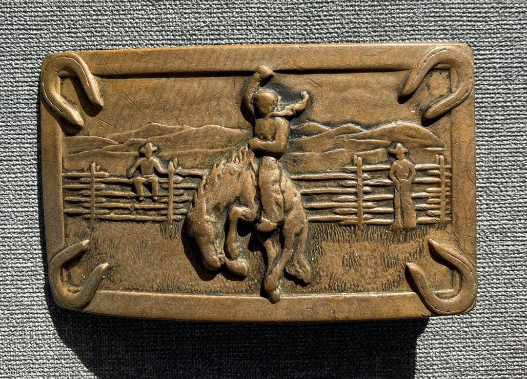 1950s Buckaroo Belt Buckle - Etsy