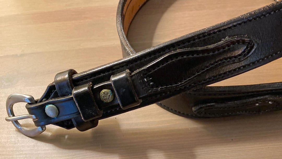 Saddle Grade Leather Ranger Gun Belt. Size 34 - Etsy