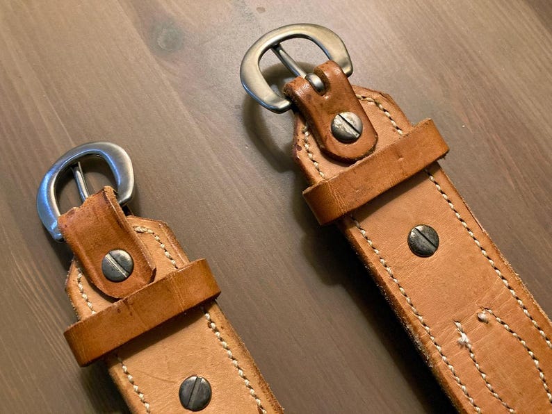 Two Saddle Grade Leather Ranger Gun Belts - Etsy
