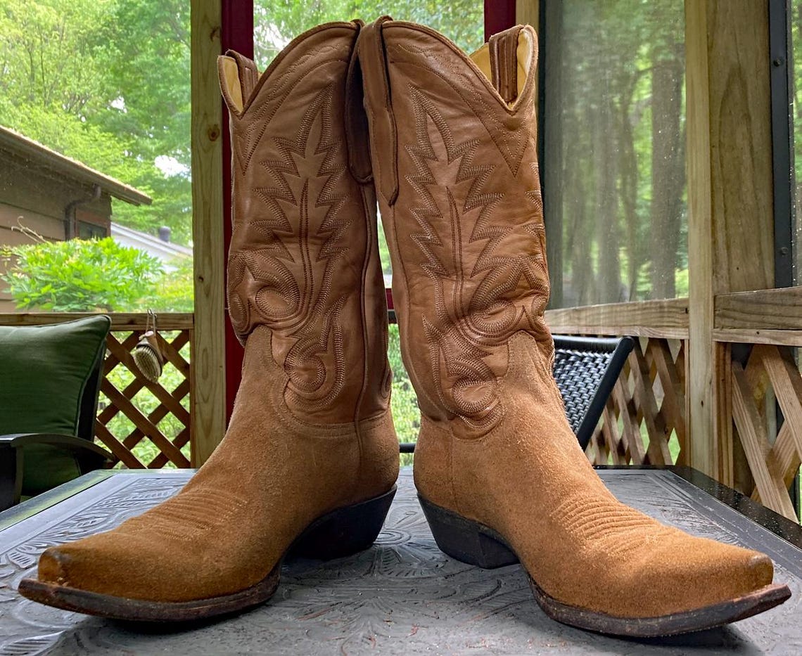 Old Gringo Tan Rough Out Cowboy Boots. Comfy Classics. Great Daily ...