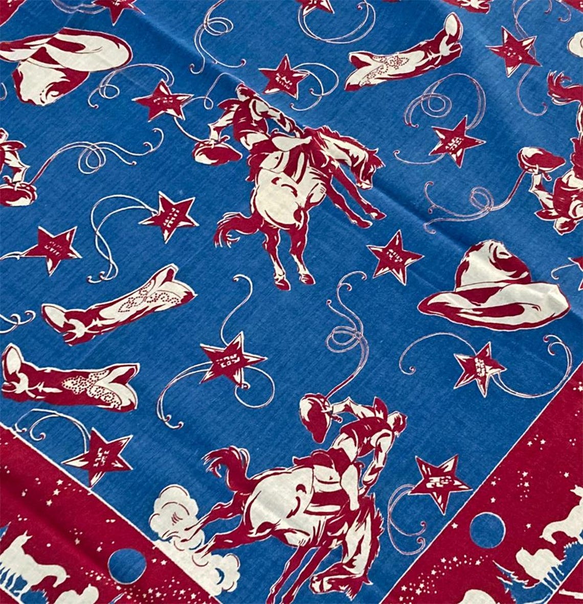 1940s Cowboy Bronc Rider Wild Rag - Etsy