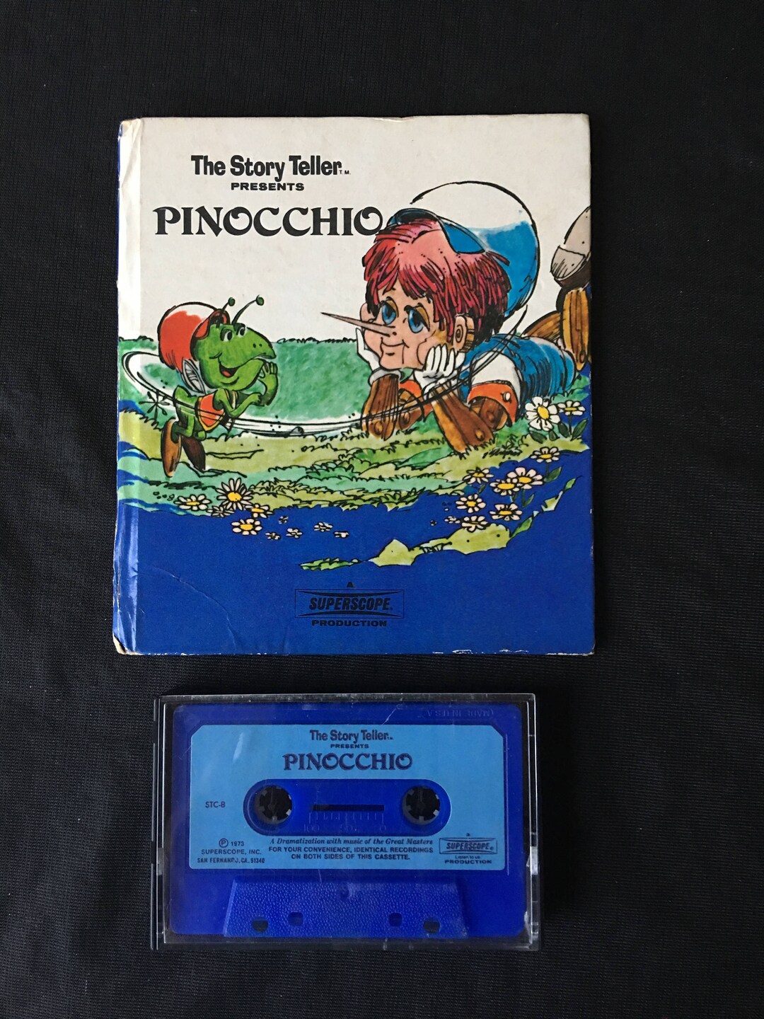 Story Teller Read Along Book and Cassette Featuring PINOCCHIO - Etsy