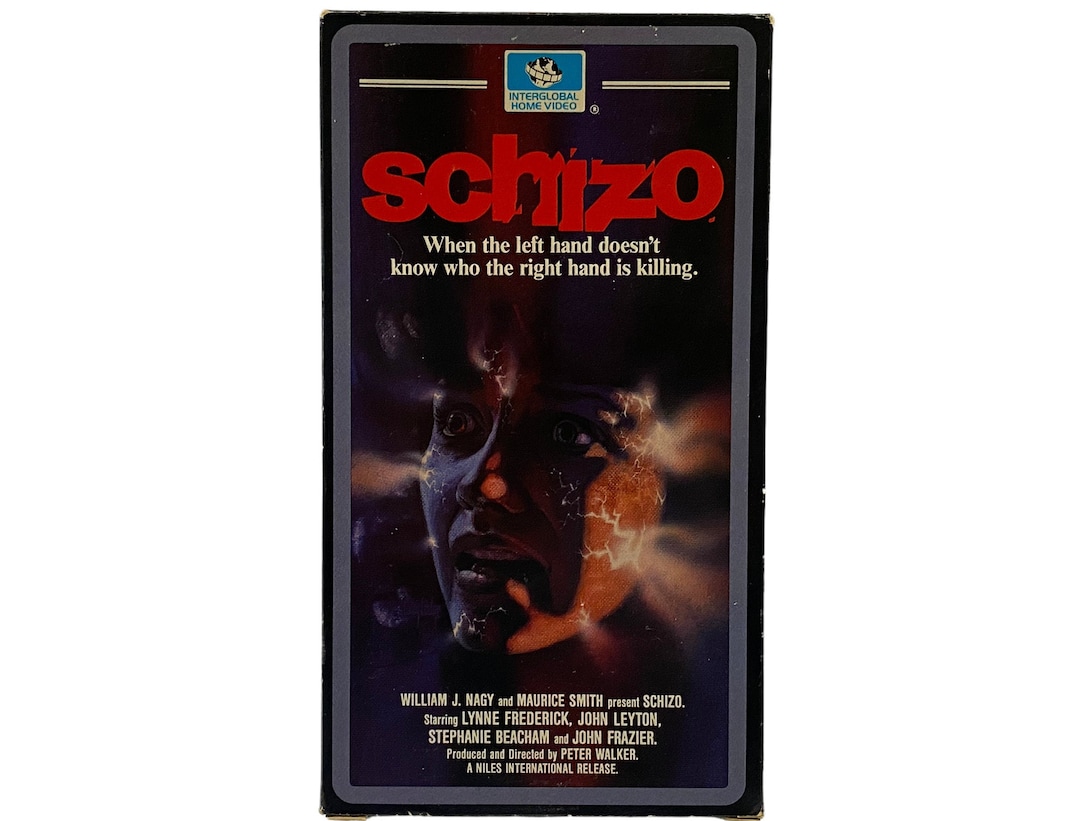 SCHIZO - Psychological Thriller Slasher Movie VHS - 1976 - Interglobal Home Video - Etsy