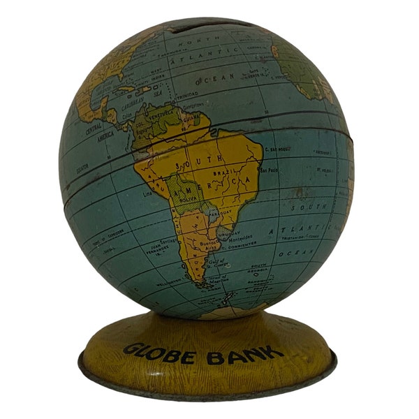 Globe Bank - Etsy