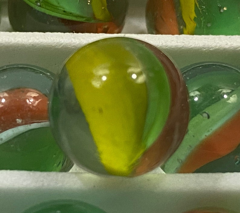 PEEWEE Marbles Lot - Boxed Set 30 Japanese CAT EYE Marbles - 15/32" - Etsy