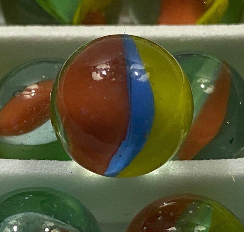 PEEWEE Marbles Lot - Boxed Set 30 Japanese CAT EYE Marbles - 15/32" - Etsy