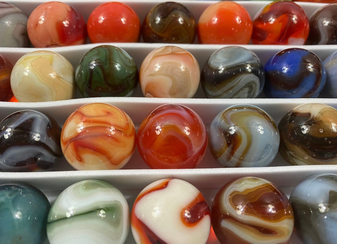 Jabo Classics SHOOTER Marbles Boxed Set of 40 Marbles - Etsy