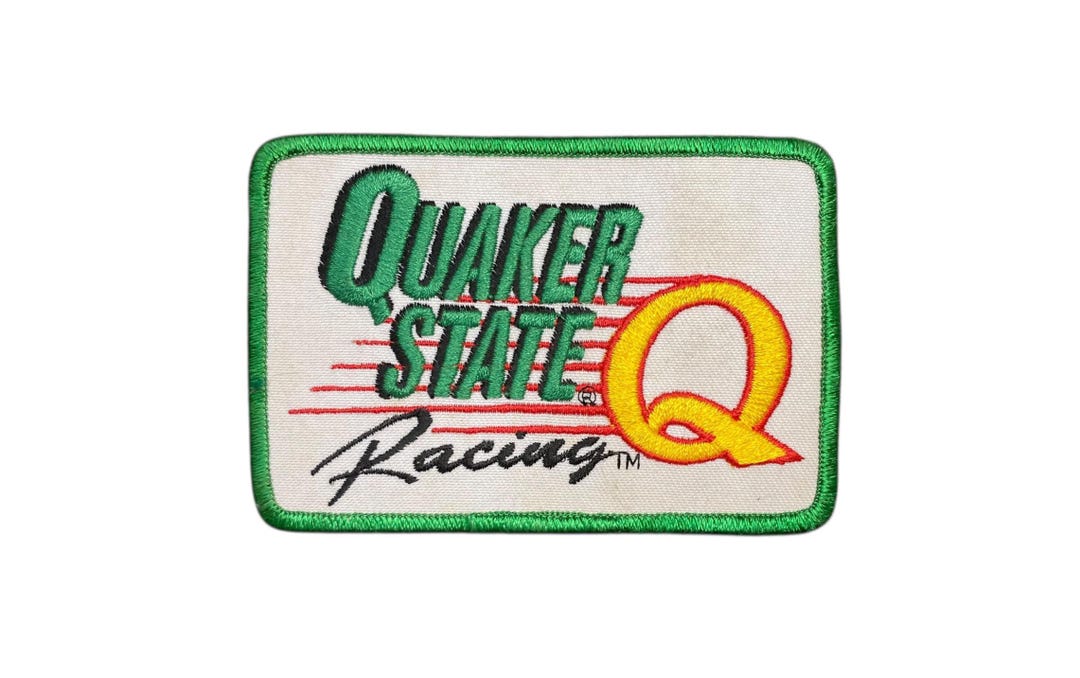 QUAKER STATE Jacket Patch - Racing Patch - Sponsor, Motor Oil - Etsy