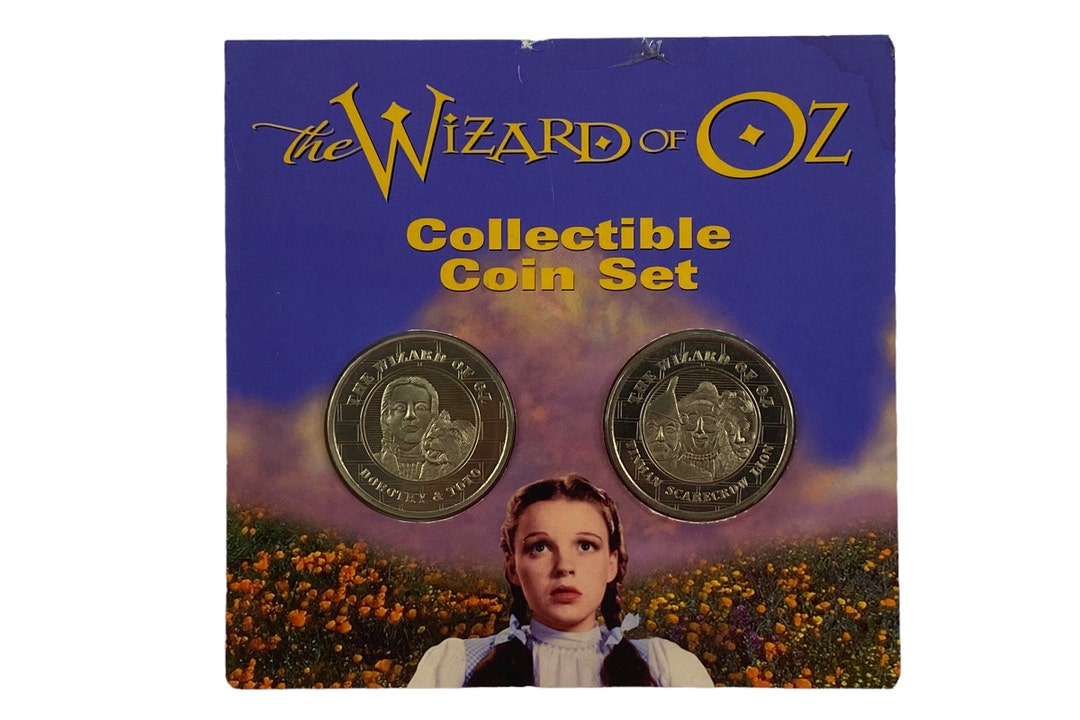 Wizard of Oz Collectible Coin Set Dorothy & Toto Tinman, Scarecrow ...