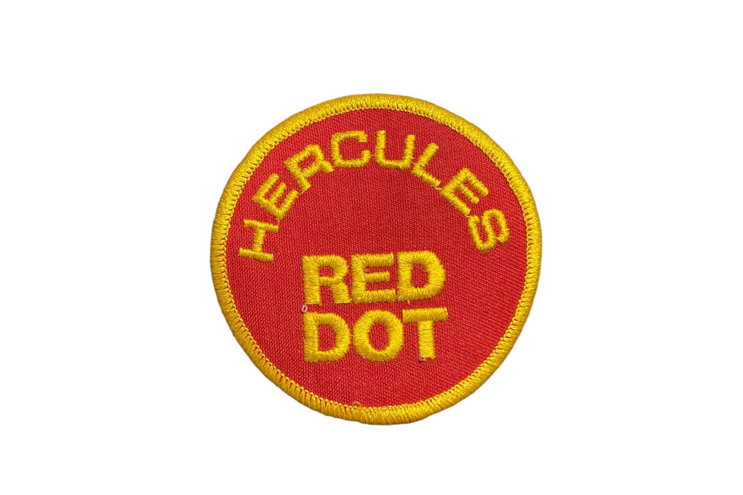 Hercules RED DOT Gunpowder Advertising Patch - Jacket Patch - Emblem ...