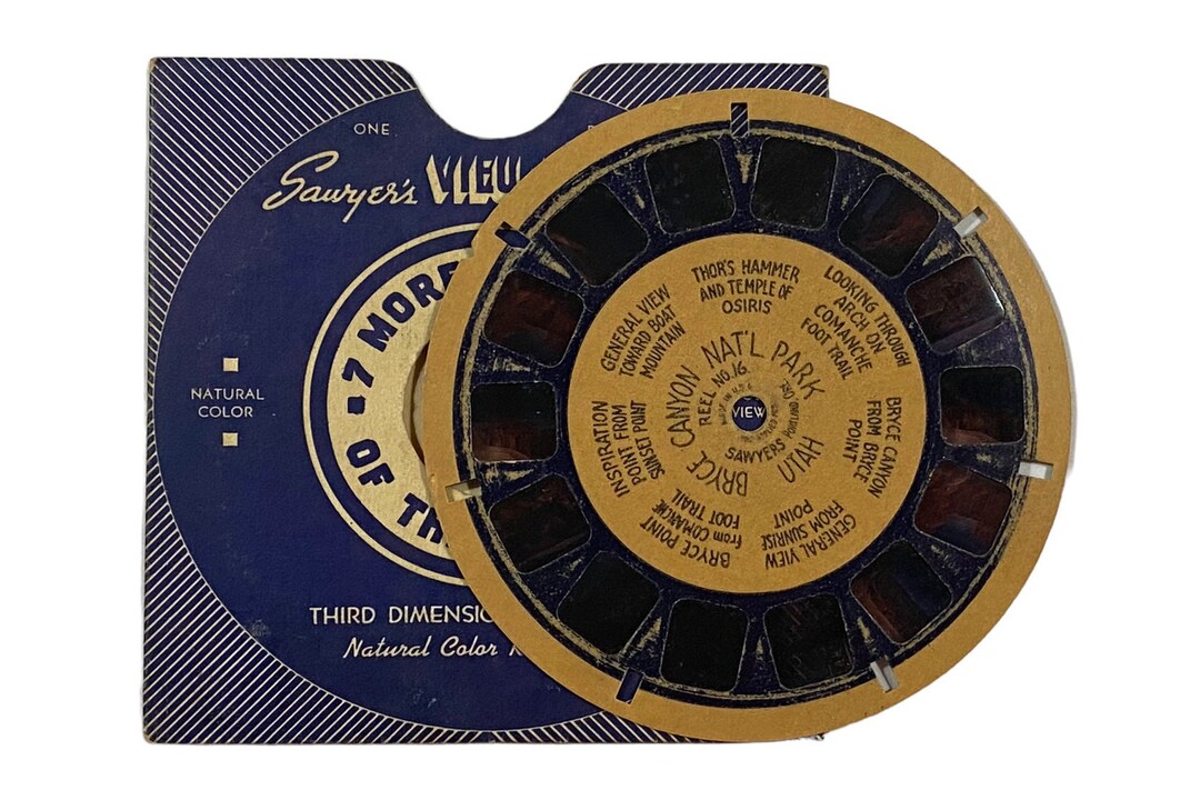 BRYCE CANYON National Park, Utah - Sawyer View-master Reel 16 - Hand ...