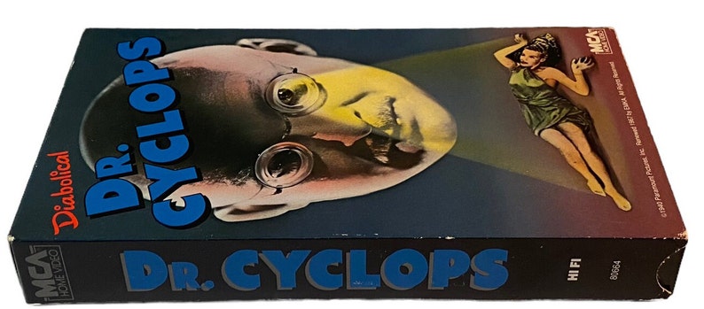 DR. CYCLOPS VHS Tape - 1940 Science Fiction Classic - Mad Scientist - Etsy