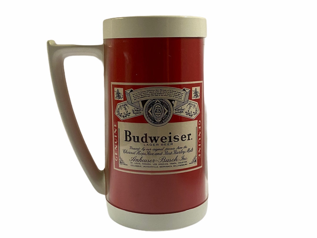 BUDWEISER Thermo-serve Mug - Anheuser Busch Beer Mig - Etsy