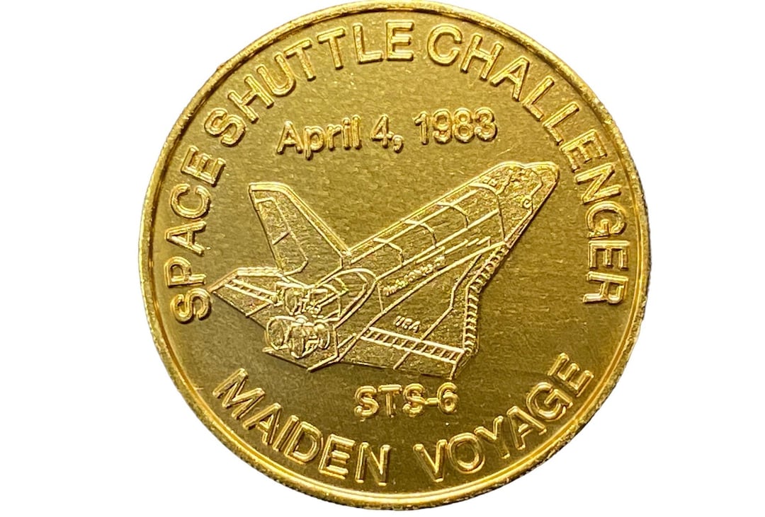 SPACE SHUTTLE CHALLENGER Port Canaveral Commemorative Medallion ...