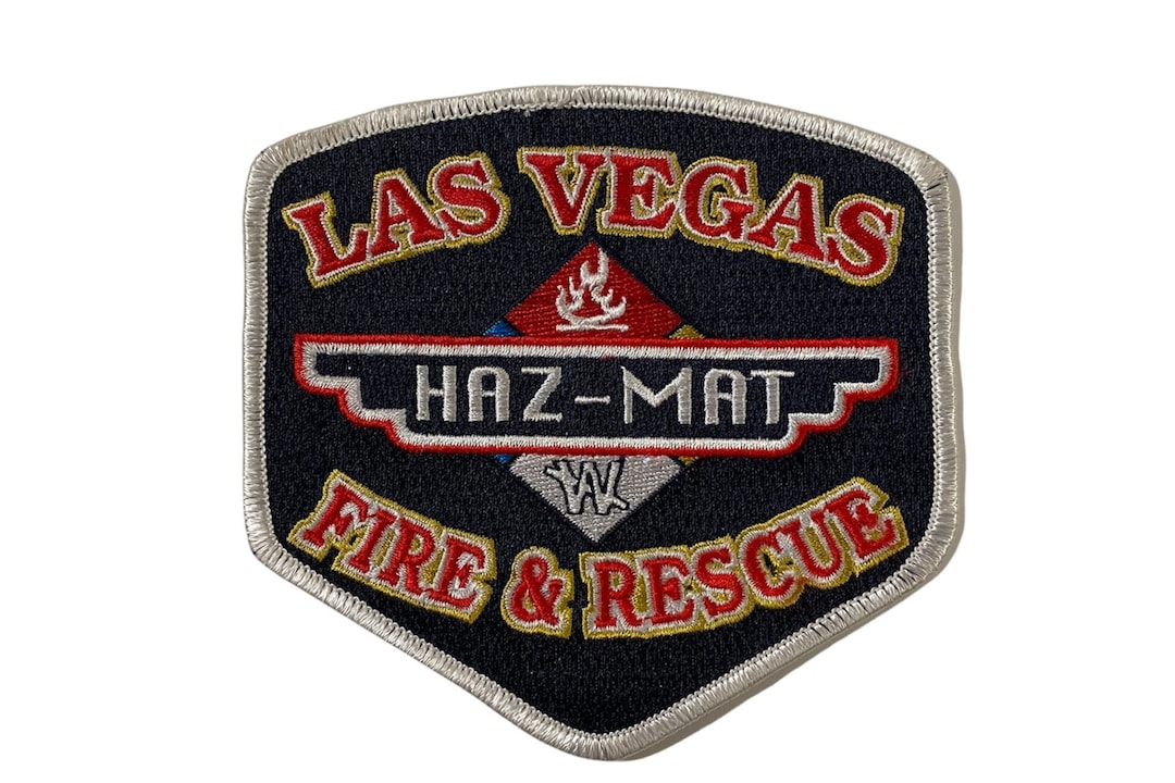 Las Vegas Fire & Rescue HAZ-MAT Patch- Fire Rescue Jacket Patch ...