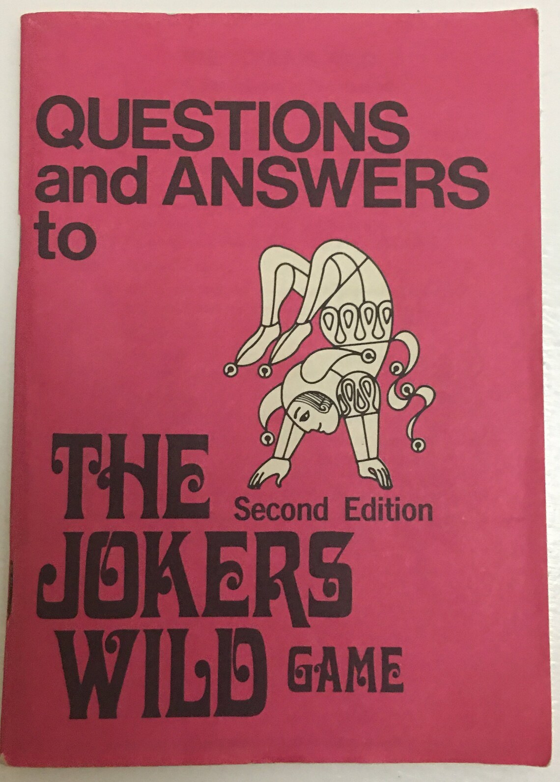 The Joker's Wild Game Based On The Popular Television | Etsy