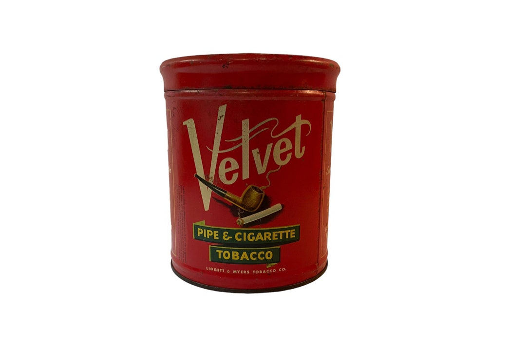 VELVET Pipe & Cigarette Tobacco Tin - Liggett and Myers Tobacco Company ...