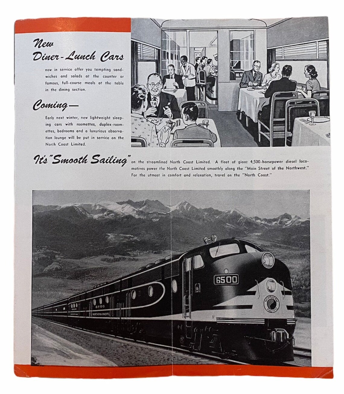 NORTHERN PACIFIC RAILWAY Advertising Brochure North Coast | Etsy