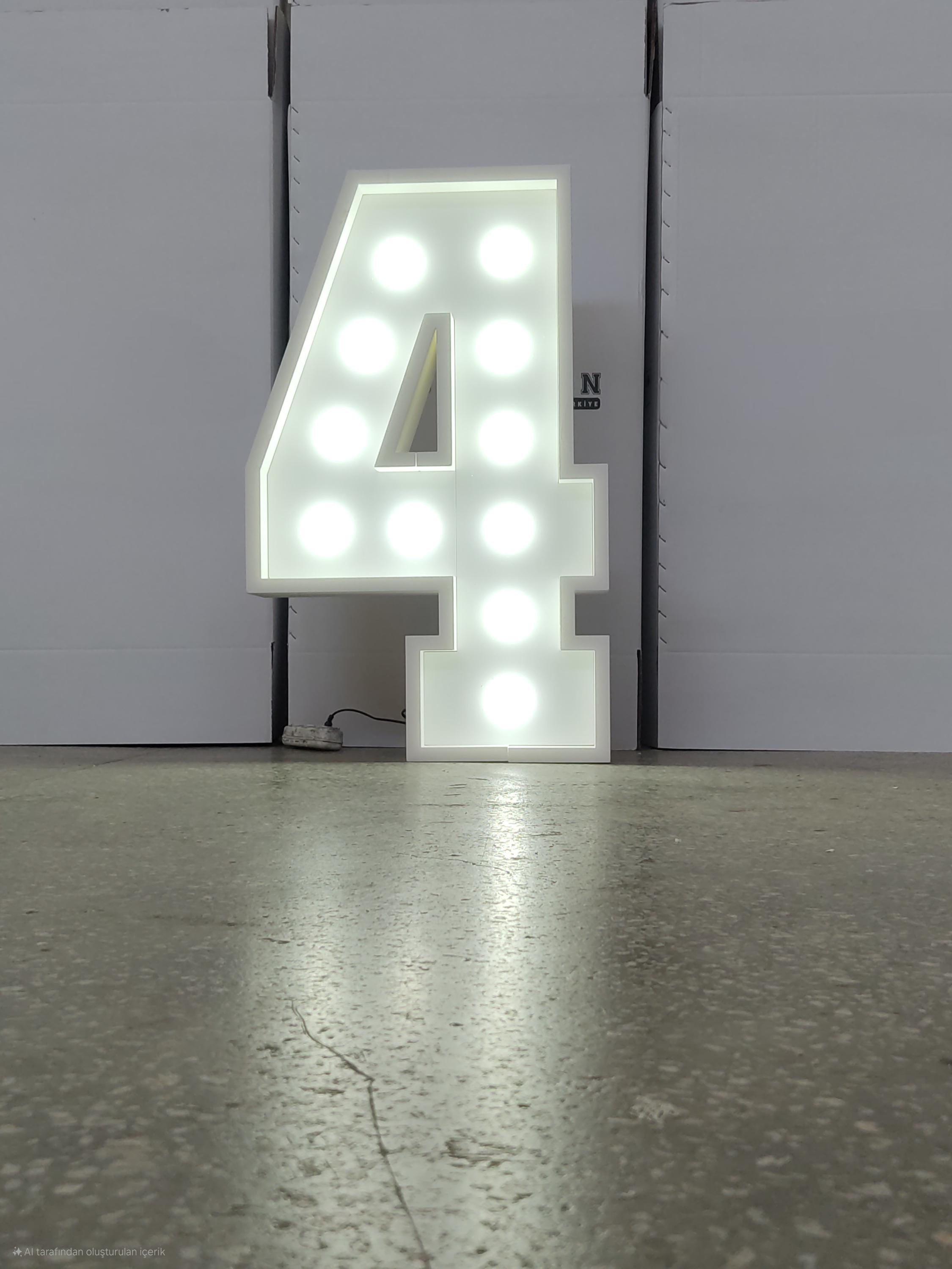 3 Ft Styrofoam XXL Letter Large Freestanding Light up Letter Birthday ...