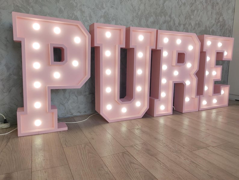 Styrofoam Letter Large Freestanding With Lights Decoration Birthday ...