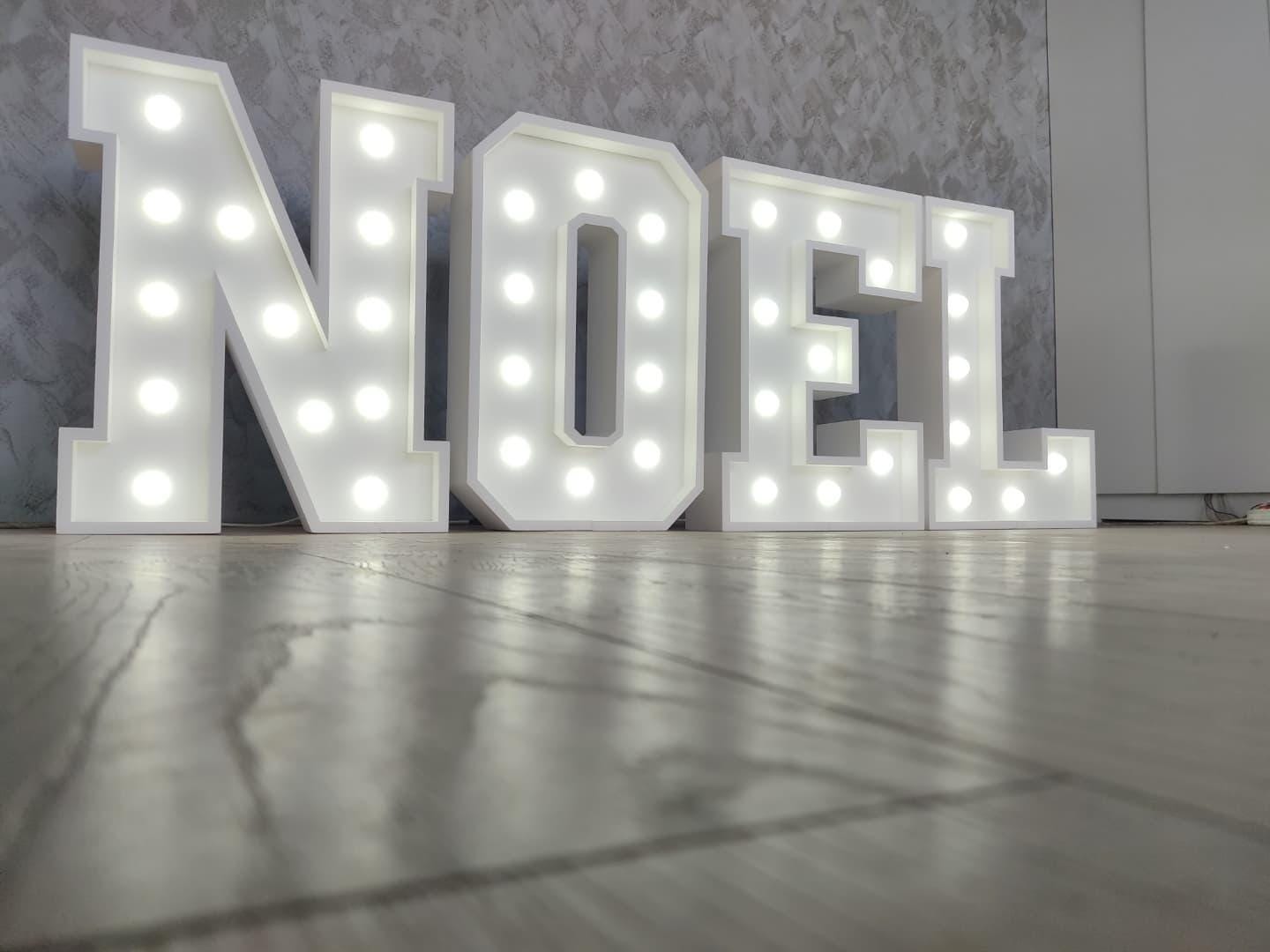 Styrofoam Letter Large Freestanding With Lights Decoration Birthday ...
