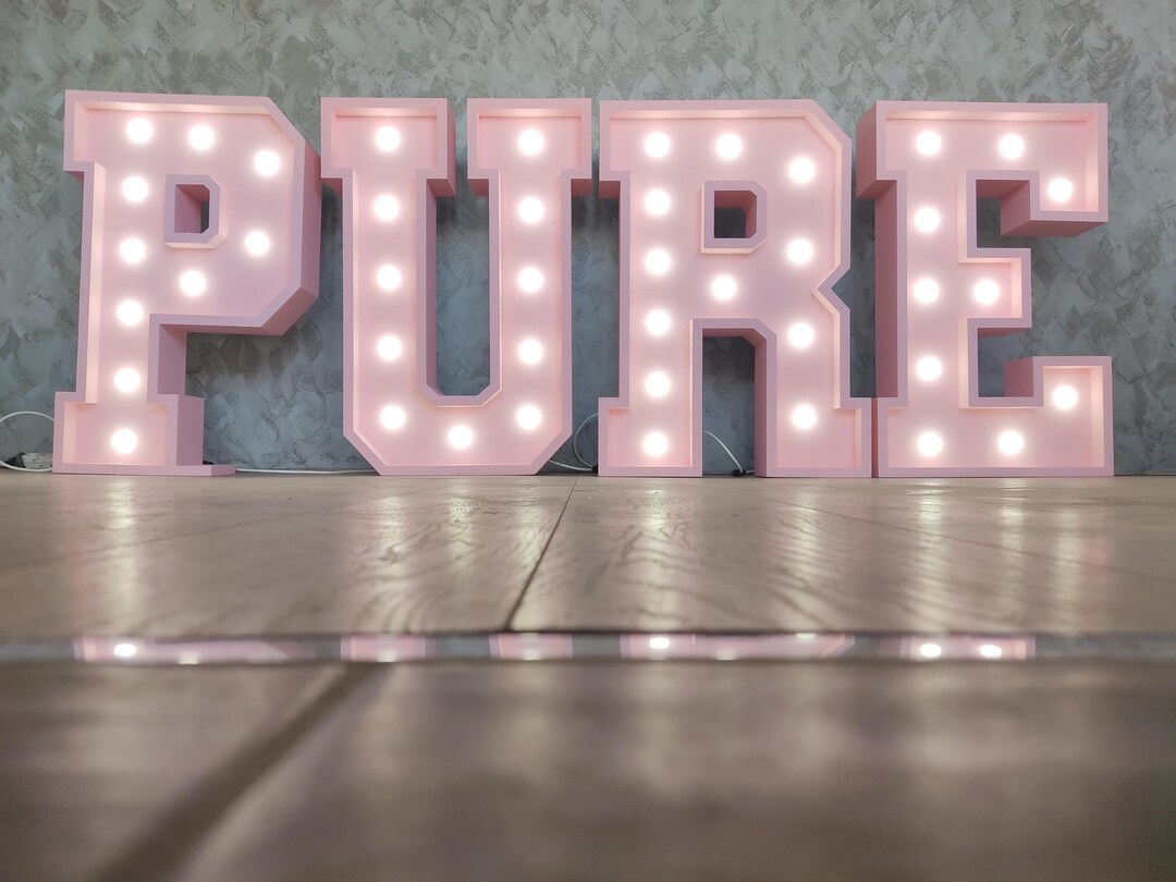 Styrofoam Letter Large Freestanding With Lights Decoration Birthday ...