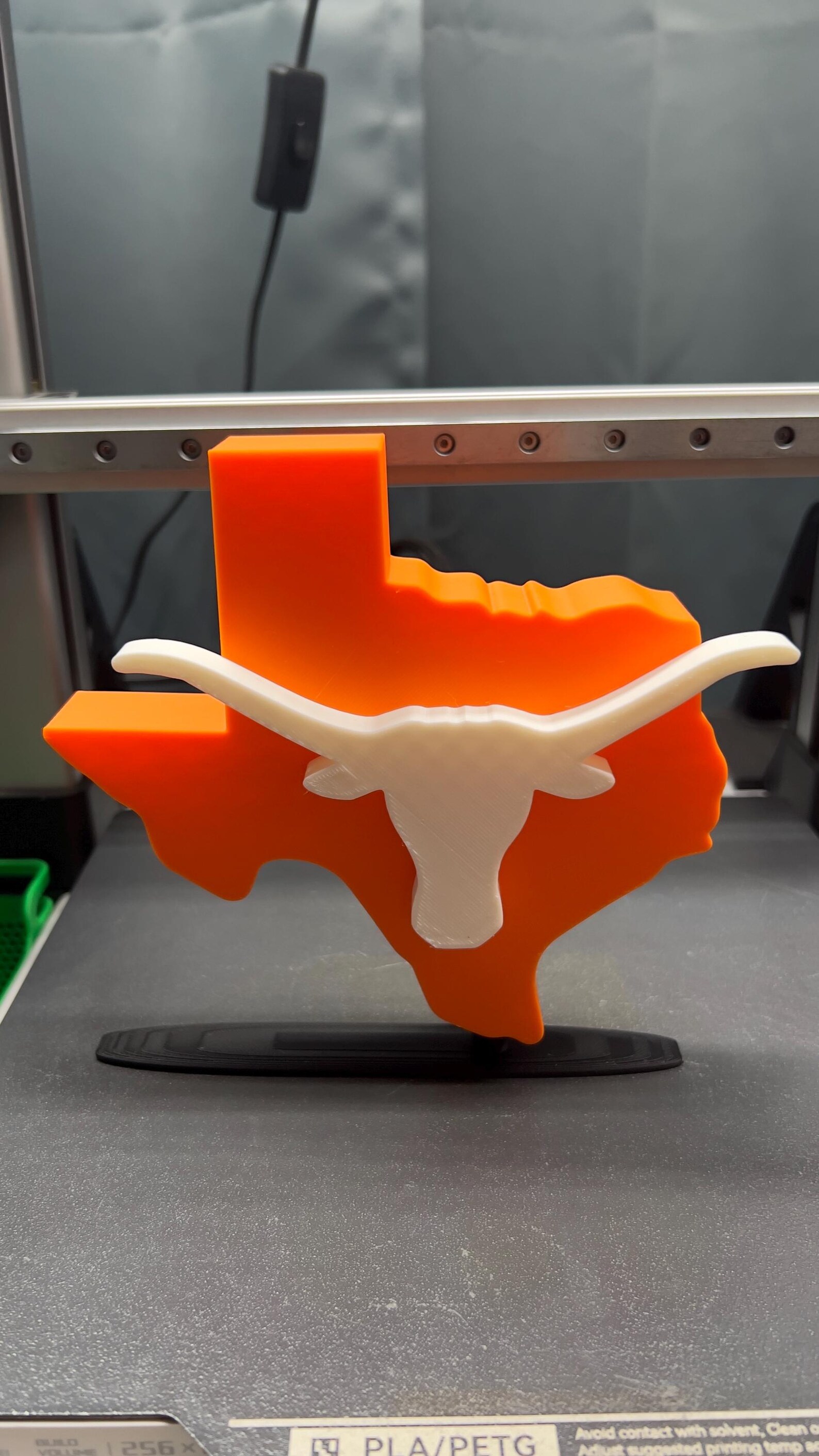 Texas Longhorns Plaque 3D Printed Desk Decor Shelf Display - Etsy