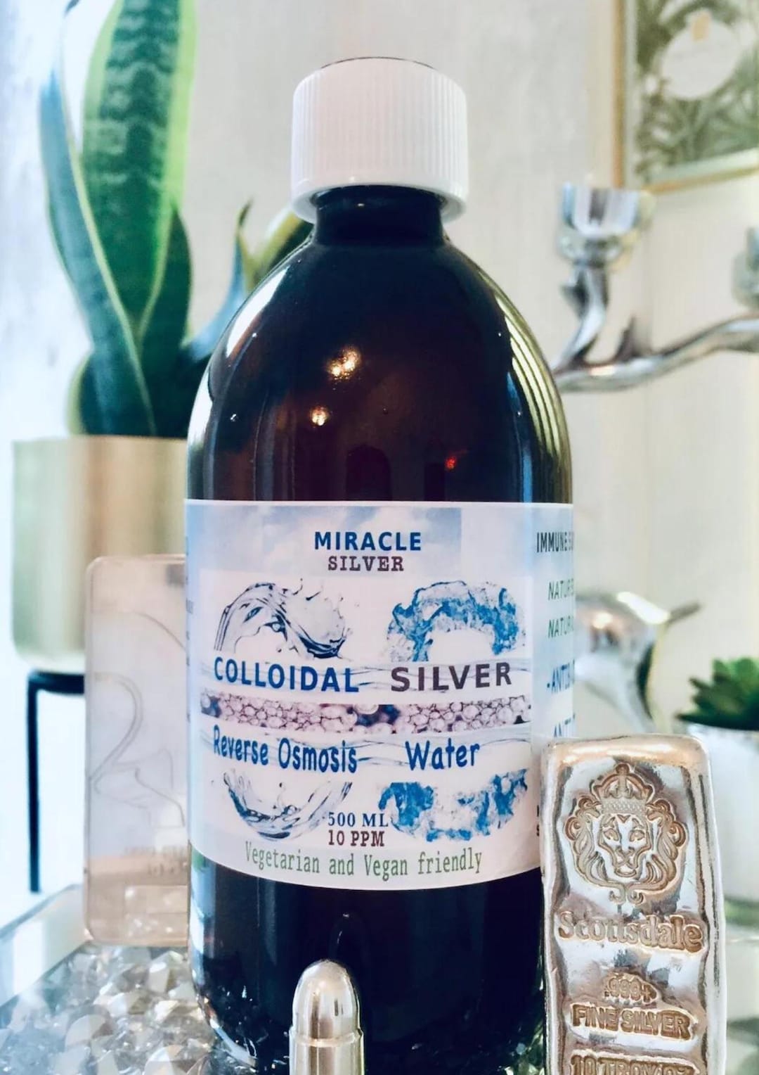 Colloidal Silver 500ml 10ppm - Etsy