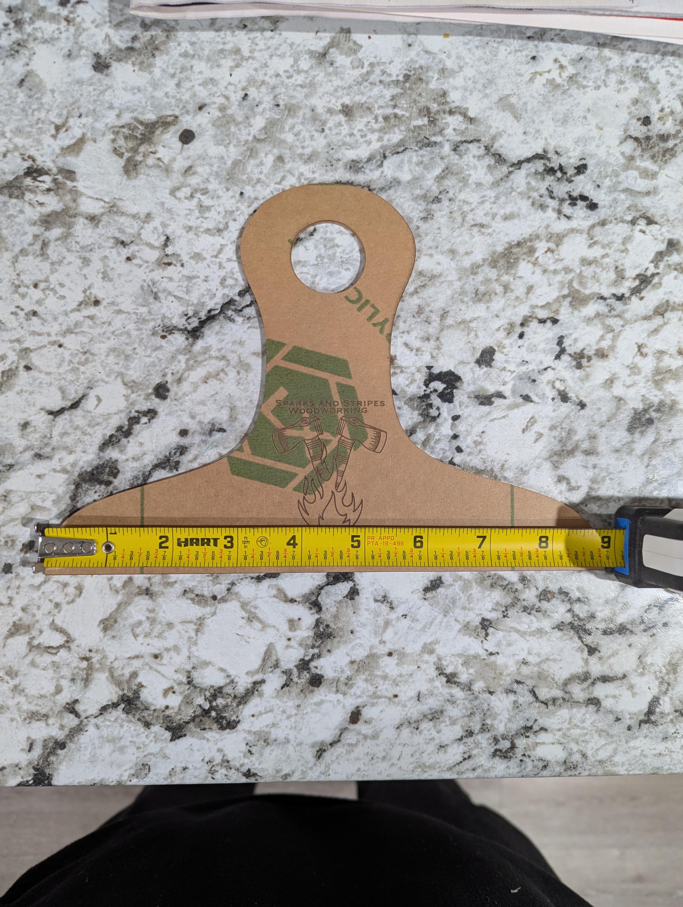 Acrylic Template for Cutting Board Handles - Etsy