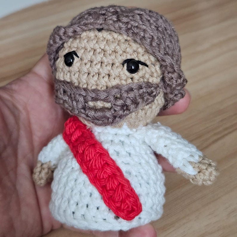 Jesus Christ Amigurumi Crochet Pattern, Christian Doll - PDF Pattern ...