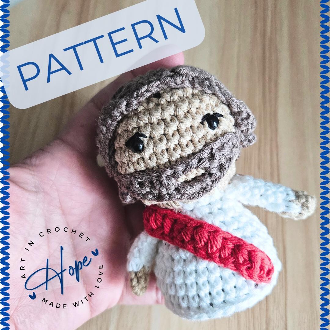 Jesus Christ Amigurumi Crochet Pattern, Christian Doll - PDF Pattern ...