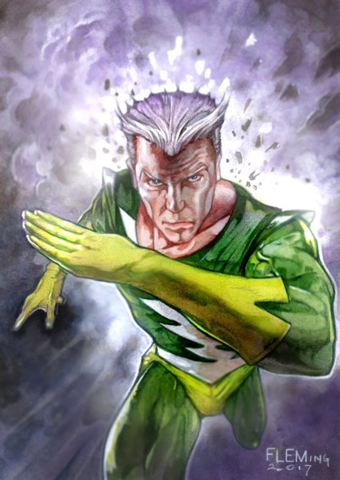 QUICK SILVER x-men Signed Print - Etsy