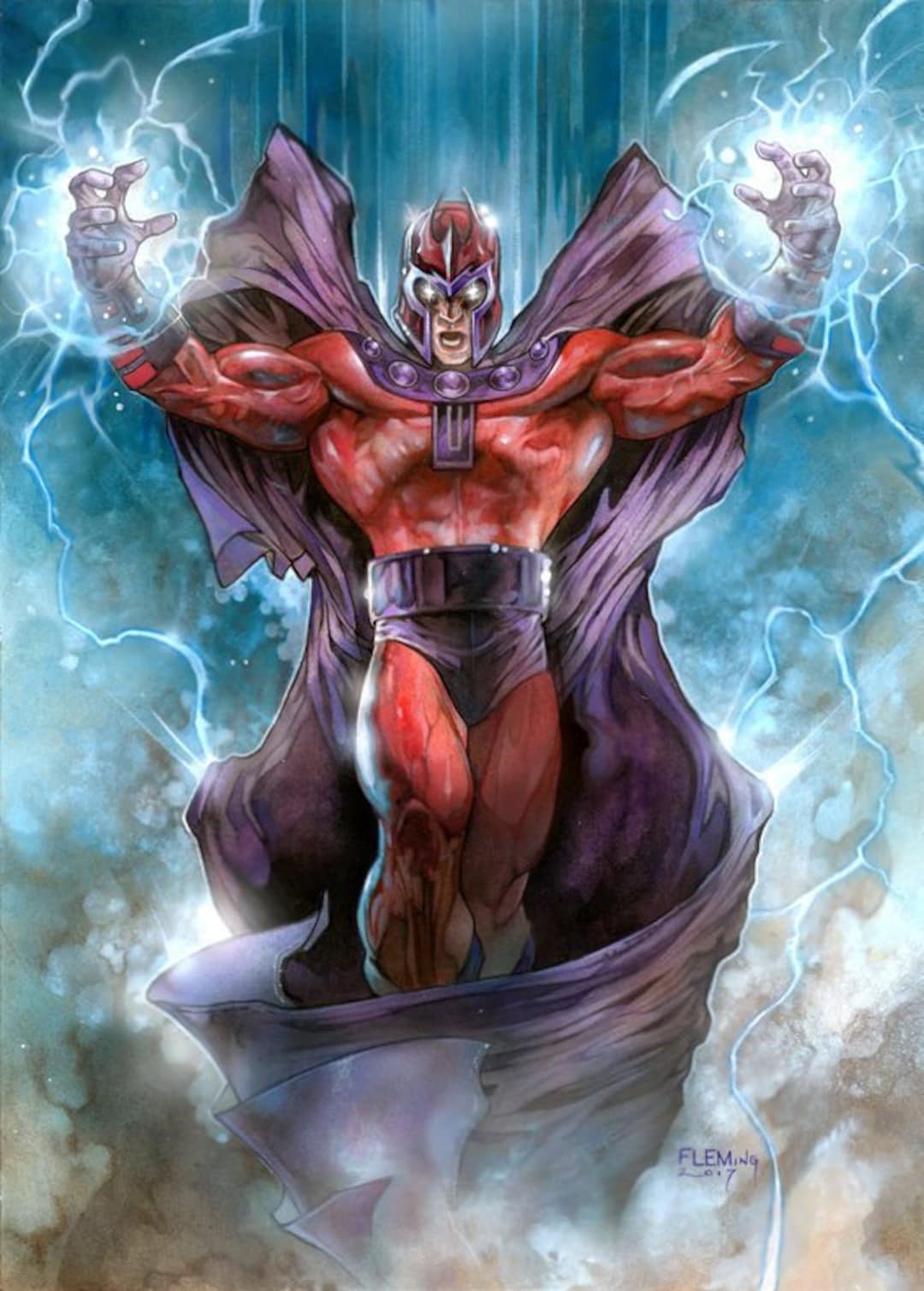 MAGNETO (x-men) SIGNED PRINT - Etsy