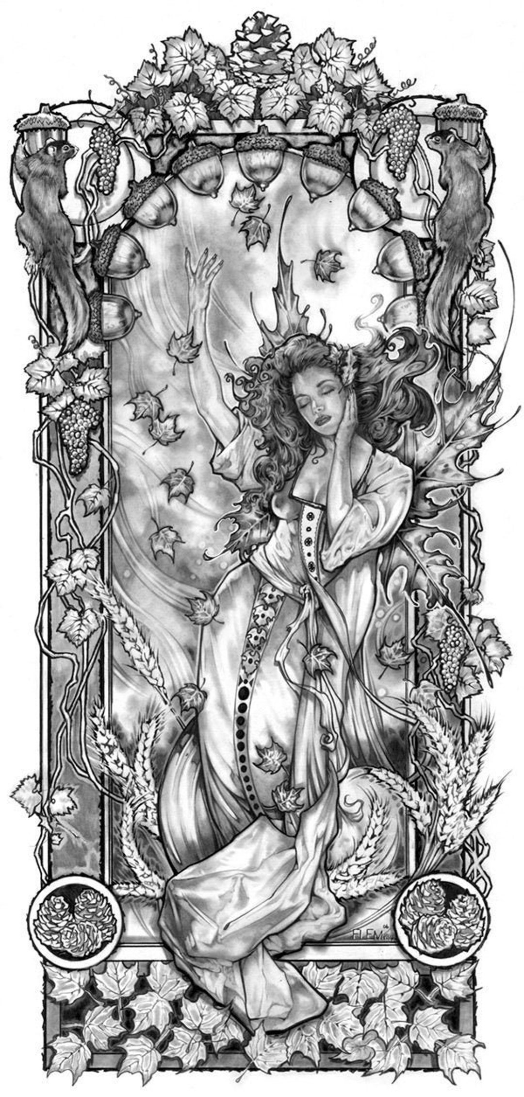AUTUMN FAIRY Signed Limited Edition Print- Unique Gift! - Etsy