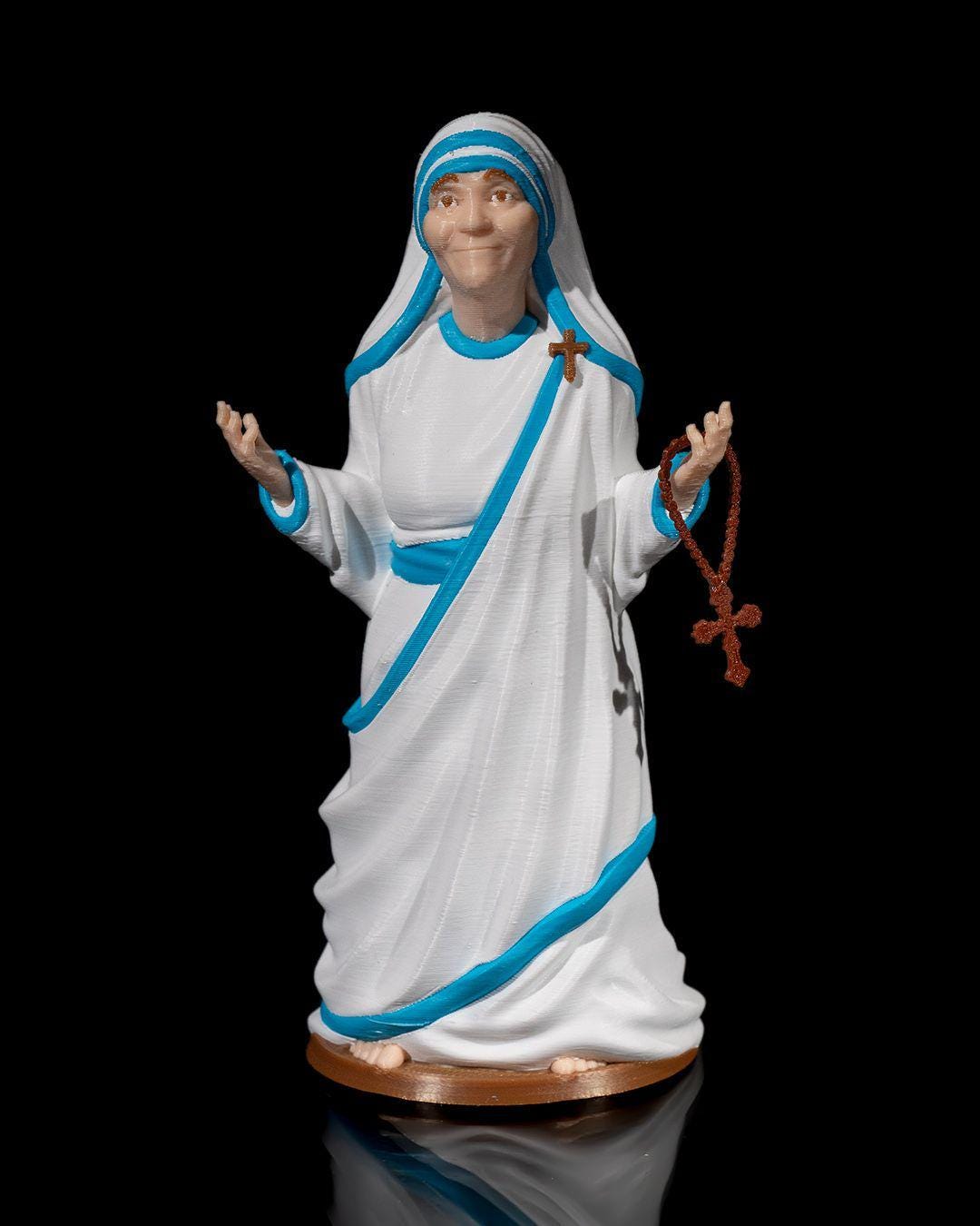 Mother Teresa Bust | 3D Printed Sculpture, Religious Art, Home Decor ...