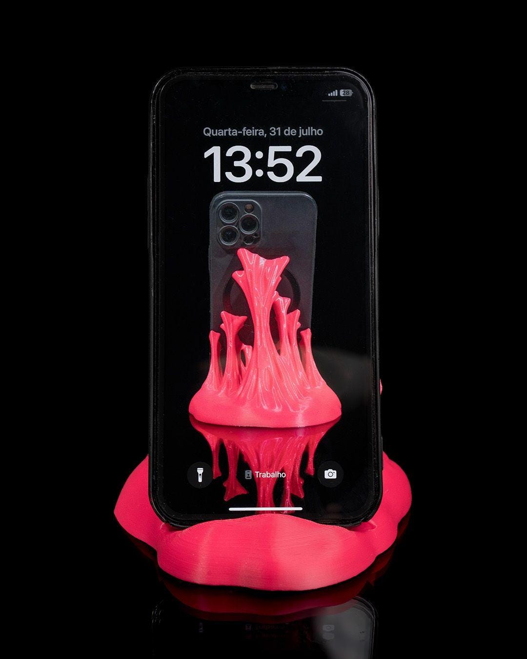 Sticky Situation Phone Stand - Cute Desk Gadget | 3D Printed | Unique ...