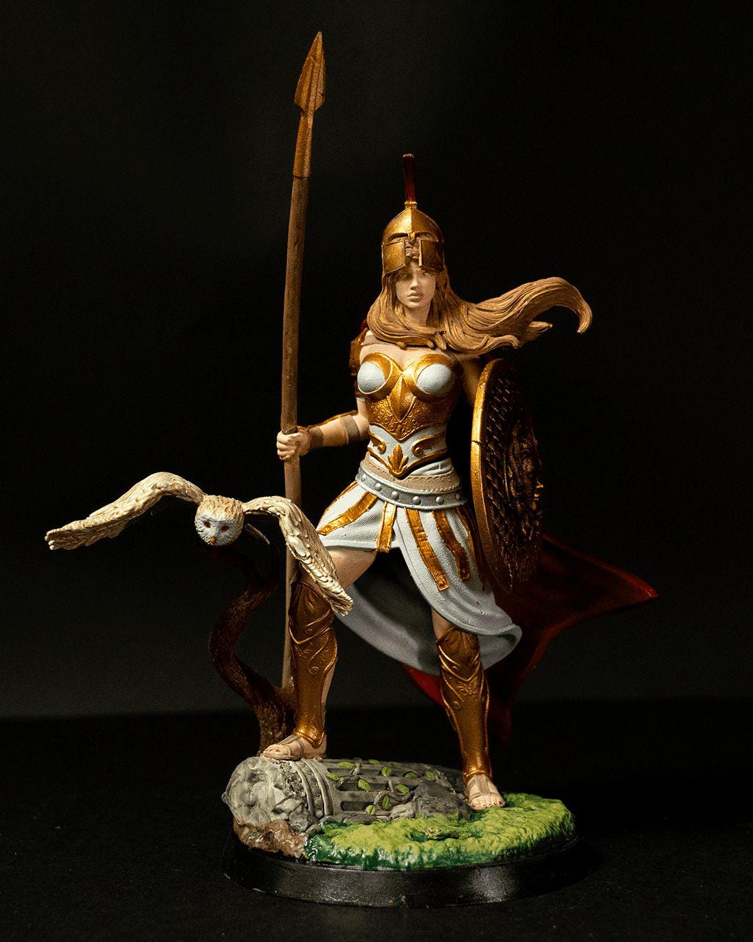 Athena, Goddess of Wisdom | Unique 3D Printed Sculpture, Ancient Greek ...