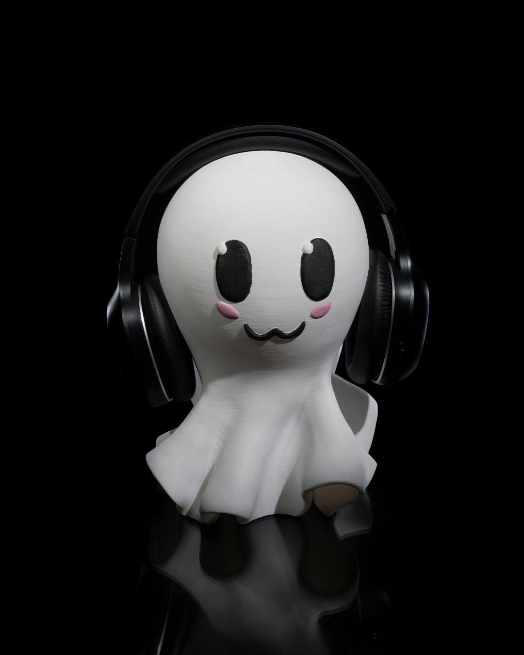 Gentle Ghost Headphone Holder | Cute Desk Gadget, Ghost Headphone Stand ...