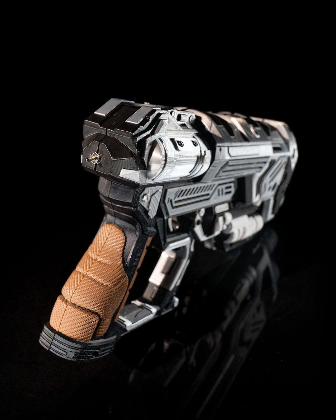 Cyber Pistol | Futuristic Toy Gun Prop | Cyberpunk Costume Accessory ...