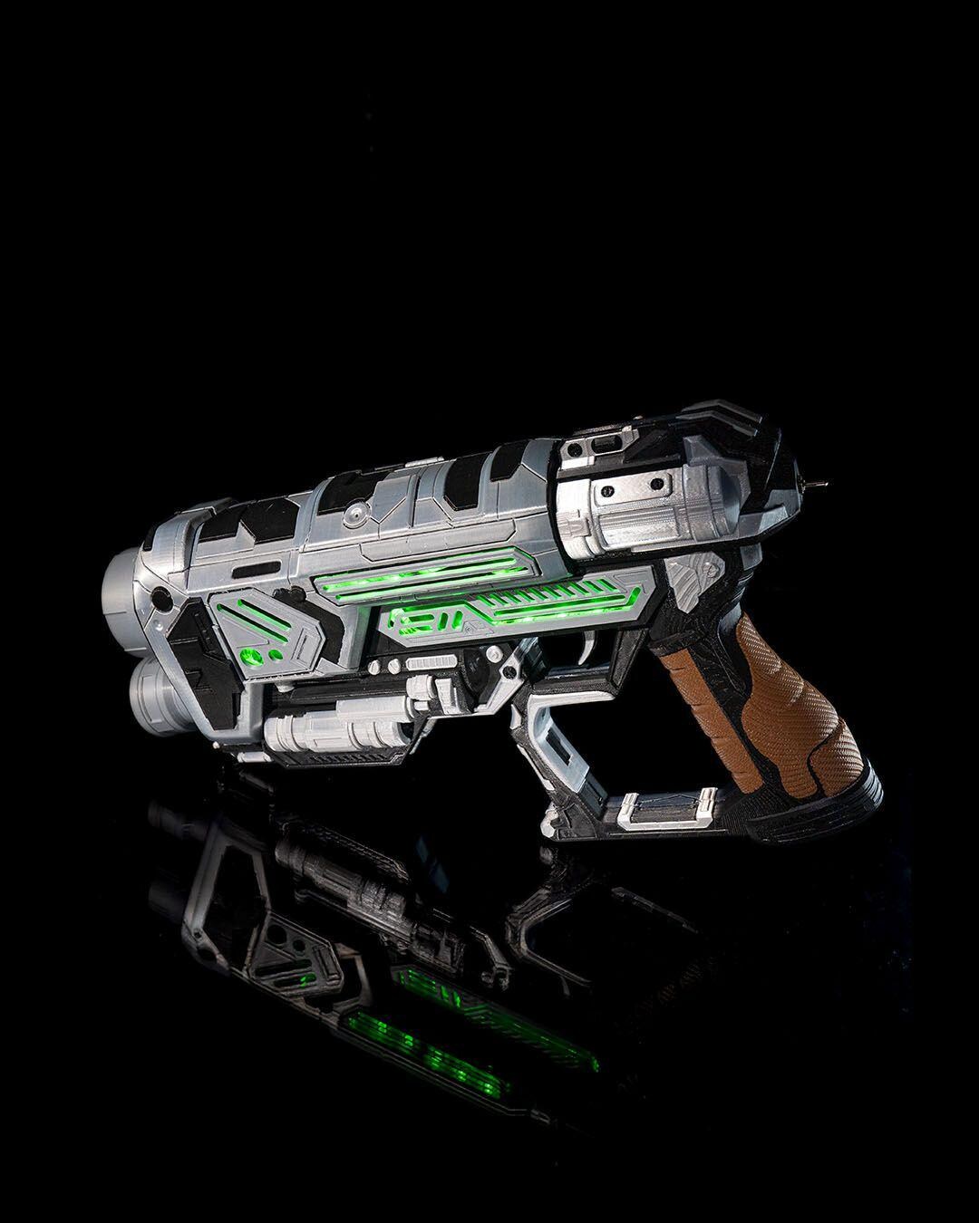 Cyber Pistol | Futuristic Toy Gun Prop | Cyberpunk Costume Accessory ...