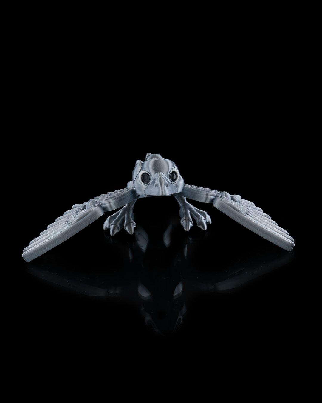 Flapper Crow | 3D Printed Flying Animal Toy | Unique Tabletop Game ...