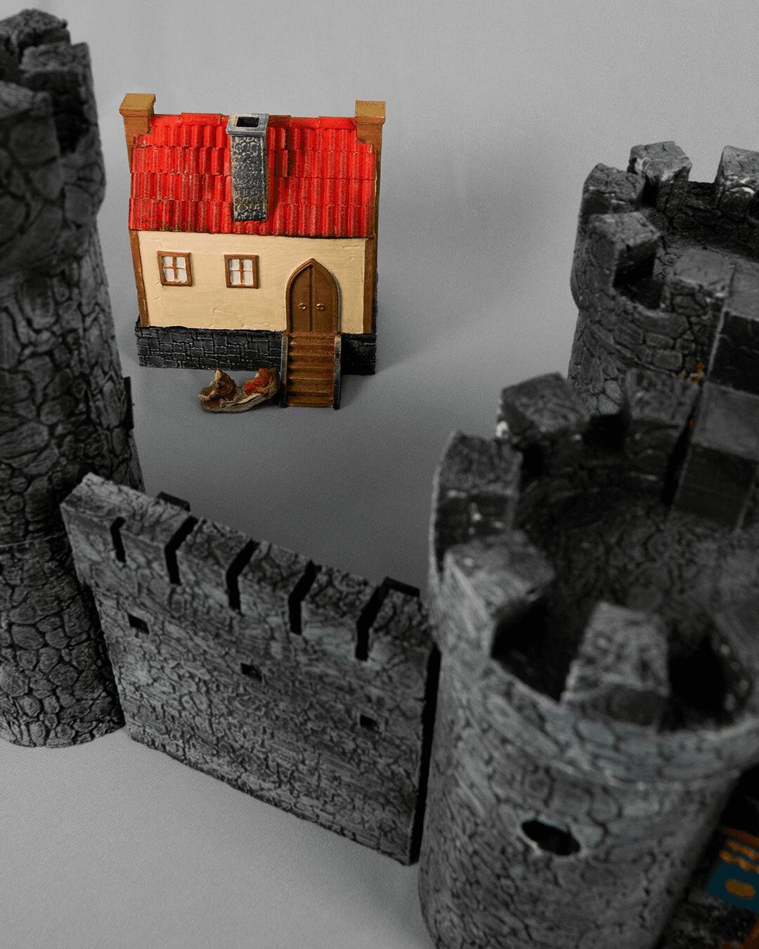 Build Your Own Castle - 3D Printed Castle, Tabletop Game, DIY Toy ...
