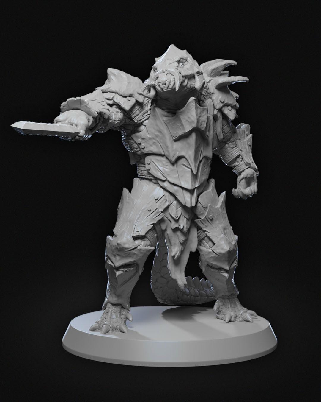 Arak General Bûrik Miniature | Siege of Ravenhold Collectible Character ...