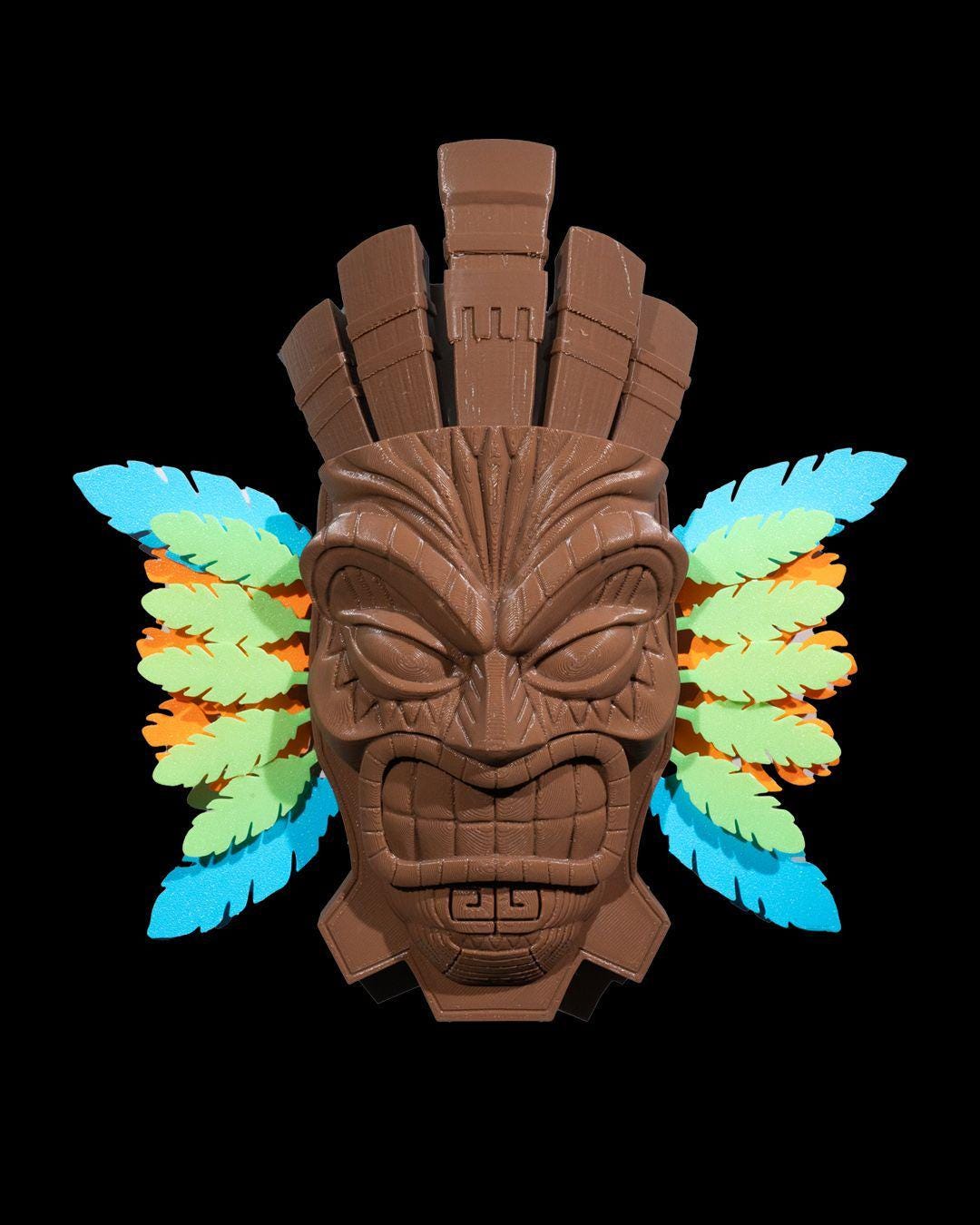Invincible Mask Wall Mount | Art | Island Culture Decor, Tribal Mask ...