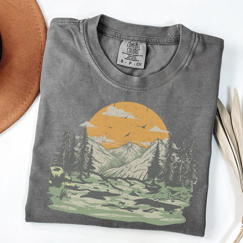 Outdoors Graphic Tee - Etsy