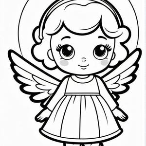 100 Kawaii Christmas Coloring Pages, Cute Fun for Kids Adults, Activity ...