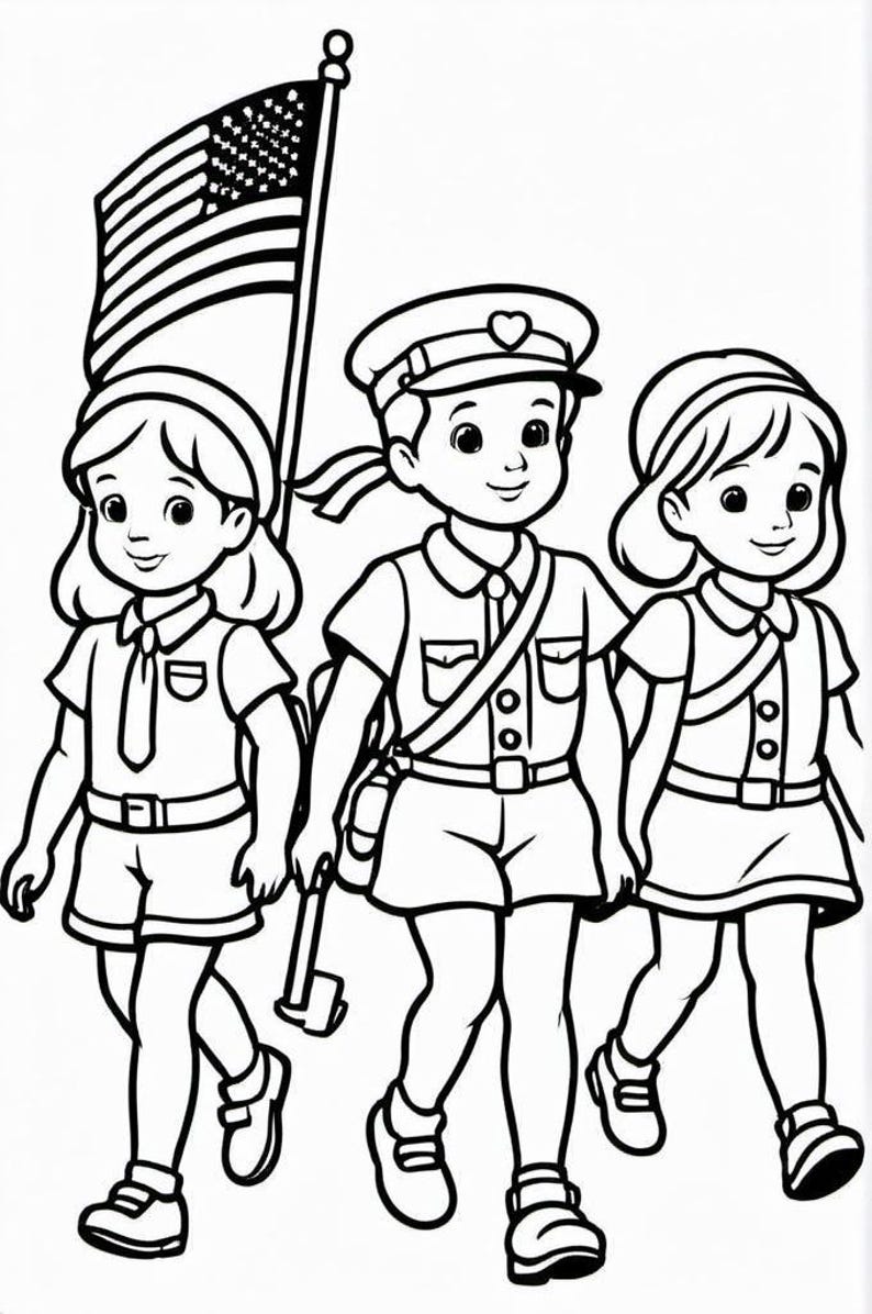 100+ Veterans Memorial Day Coloring Pages, Cute Fun for Kids, Activity ...